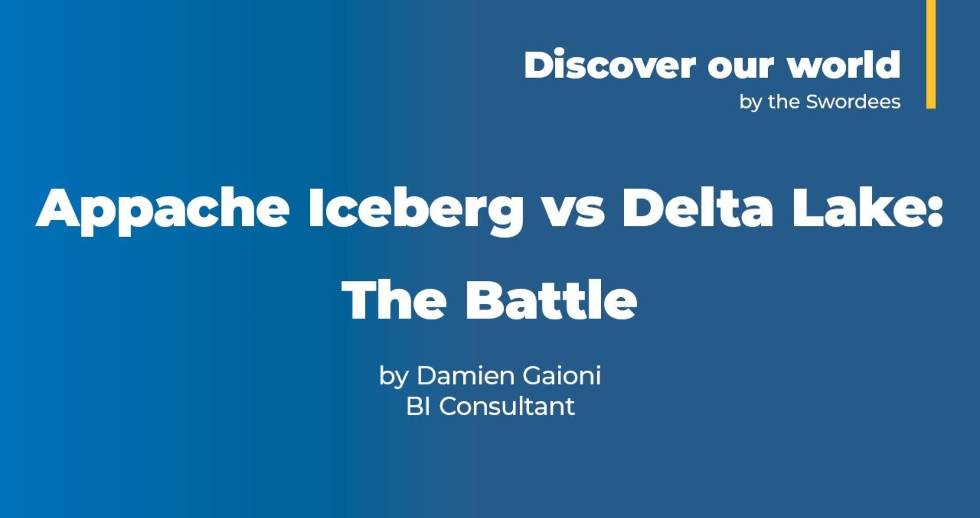 Appache Iceberg vs Delta Lake : The Battle